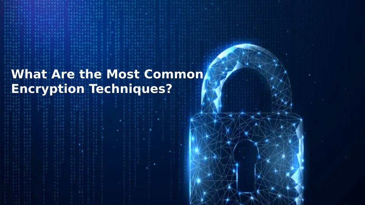 What Are the Most Common Encryption Techniques? What Are the Most Common Encryption Techniques?